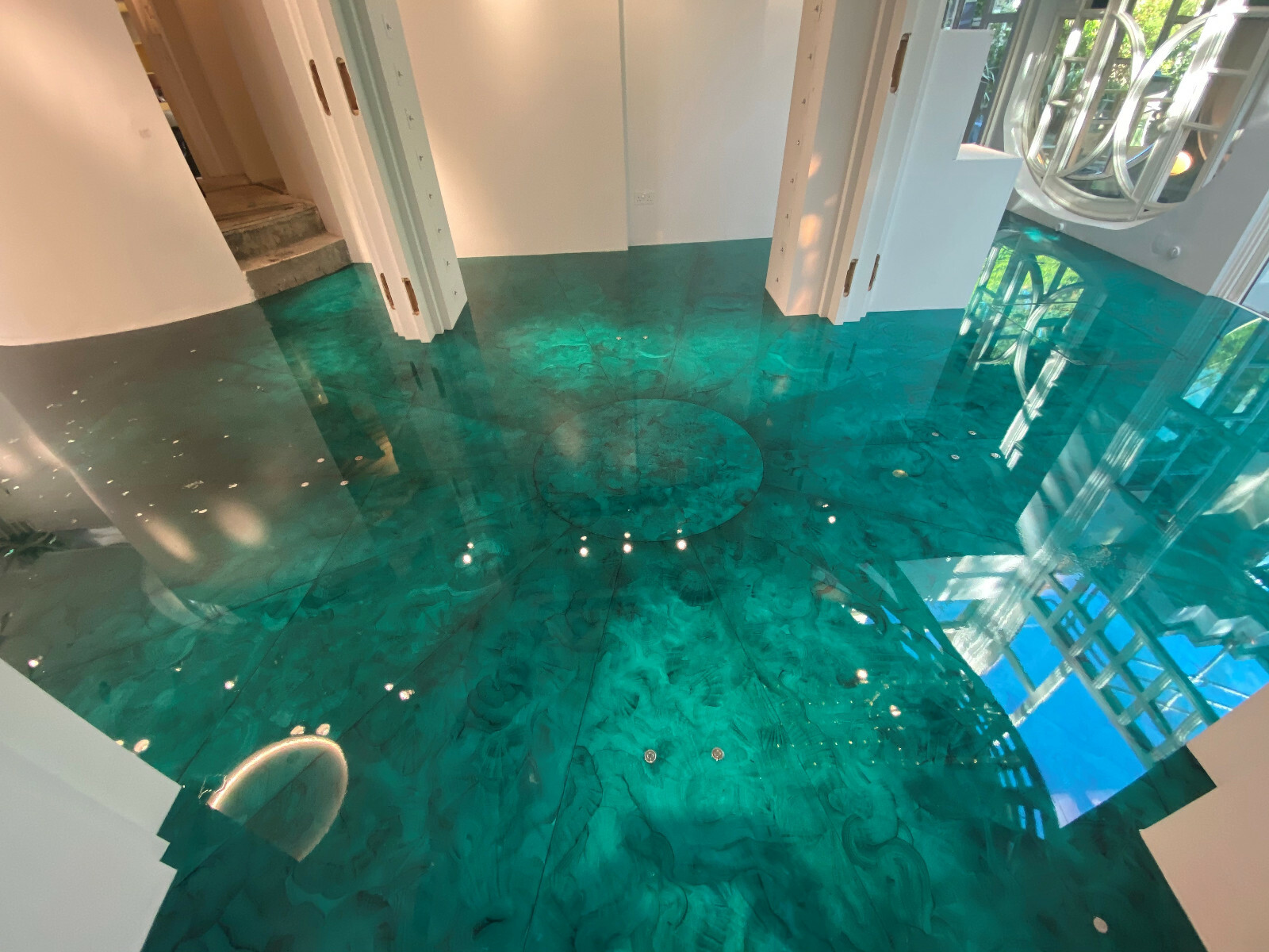 Coin Cast Penny Floor / Epoxy Coating Resin for Coin Floors & Table ...