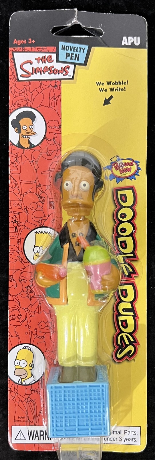 THE SIMPSONS - APU NOVELTY PEN - DOODLE DUDES - WOBBLE & WRITE - 2005 ...