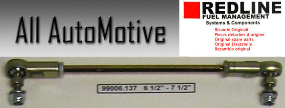 Weber Carb Universal Adjustable Throttle Linkage Rod - 7"- Swivel Ends ...