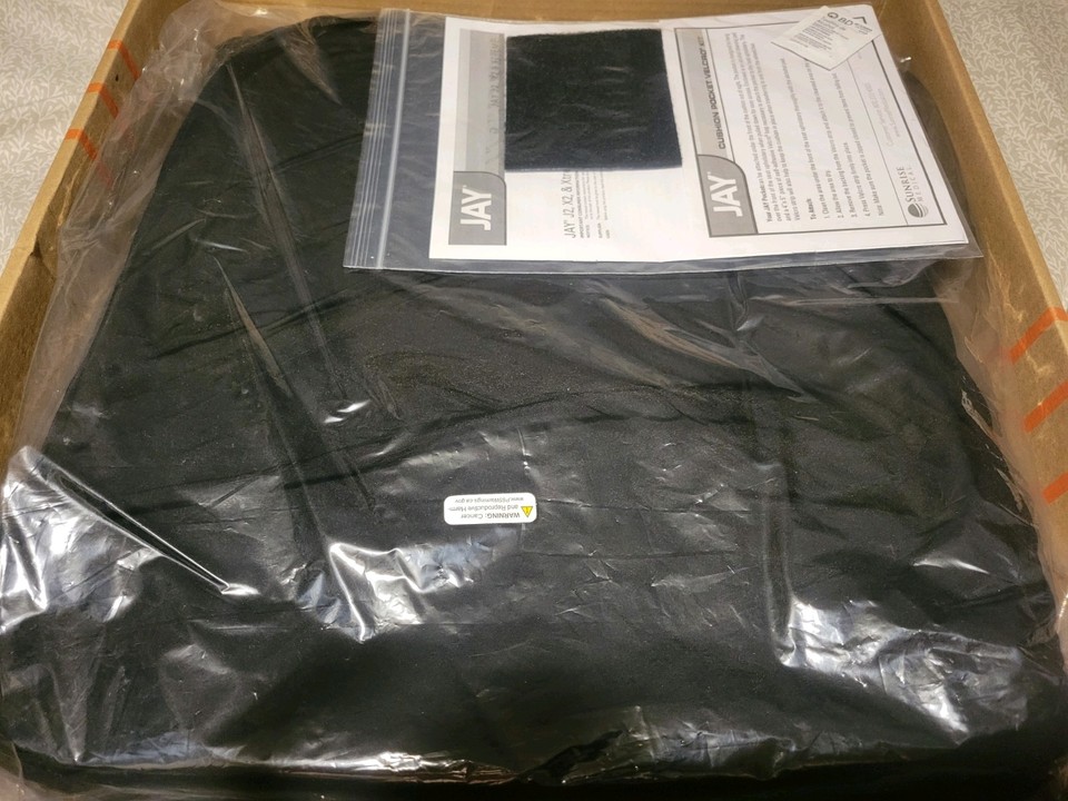 J2 18X18(45X45)CM Jay Gel Top Seat Cushion for Wheelchair Black New | eBay