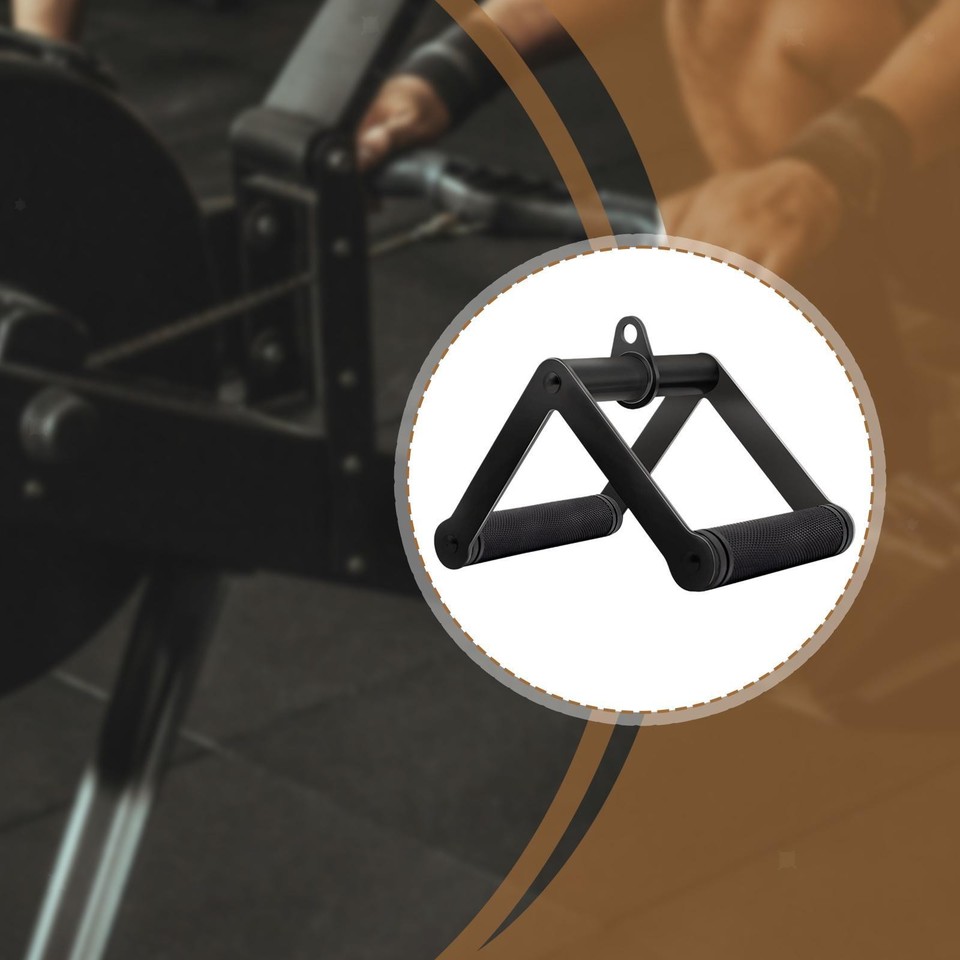 Double D Row Handle Steel Triangle V Bar for Strength Training Device ...