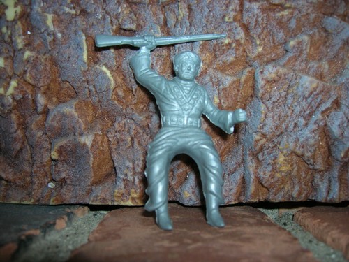 MARX CAPTAIN GALLANT ARAB MOUNTED W/ RIFLE PLAYSET 1955 TOY SOLDIER ...