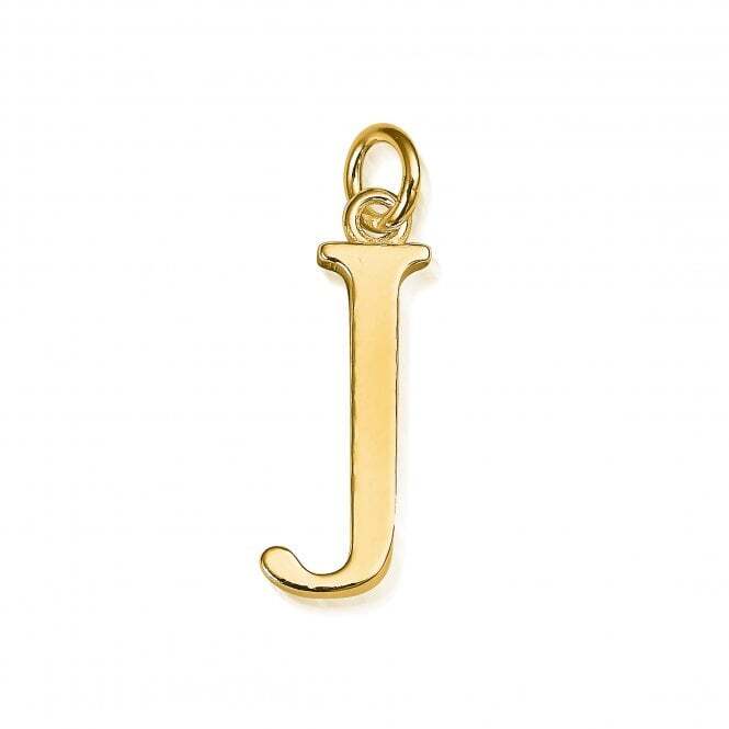 Gold Iconic Initial J Necklace GNCC4041J | eBay