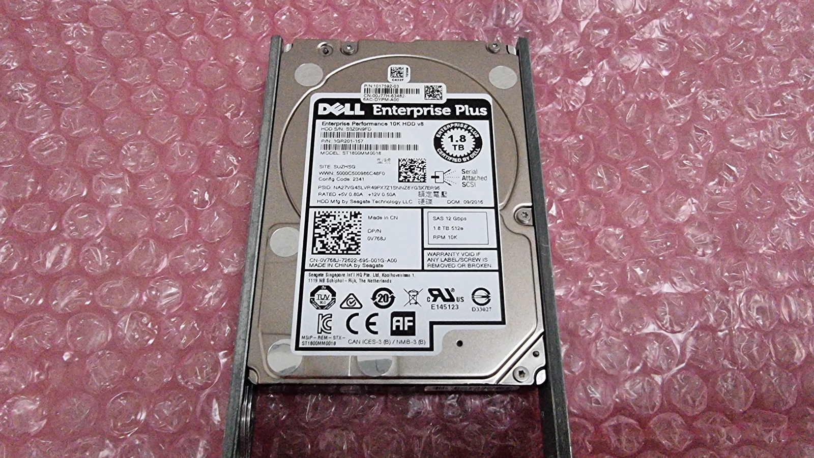 Dell Compellent 1.8TB 2.5'' SAS 12G 10K Hard Drive 0V768J V768J ...