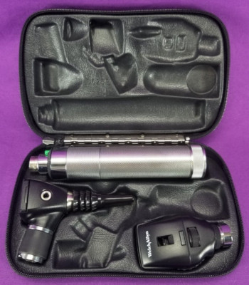Welch Allyn 3.5v Student Set Otoscope Ophthalmoscope Plug-In Handle | eBay