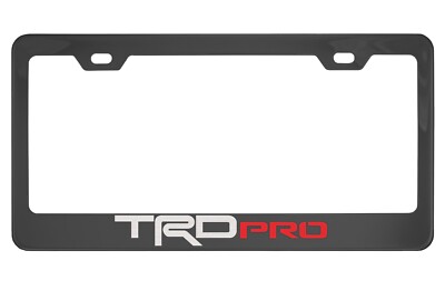 Black Chrome License Plate Frame for TRD Pro | eBay