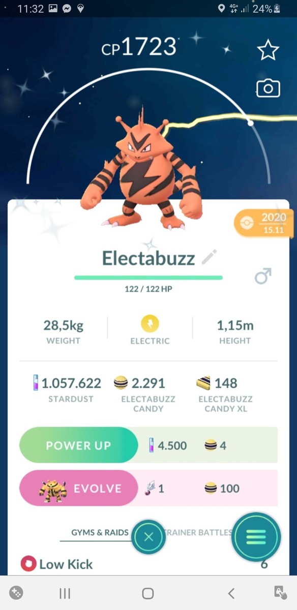 Electabuzz Pokemon Go