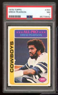 Drew Pearson Card 1978 Topps #350 PSA 7 | eBay