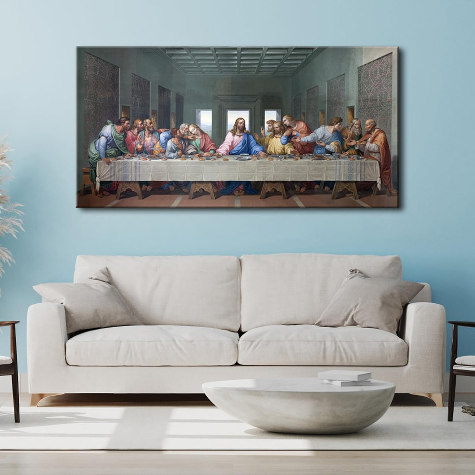 Extra Large Canvas Prints the Last Supper by Leonardo Da Vinci Classic Art Repro | eBay