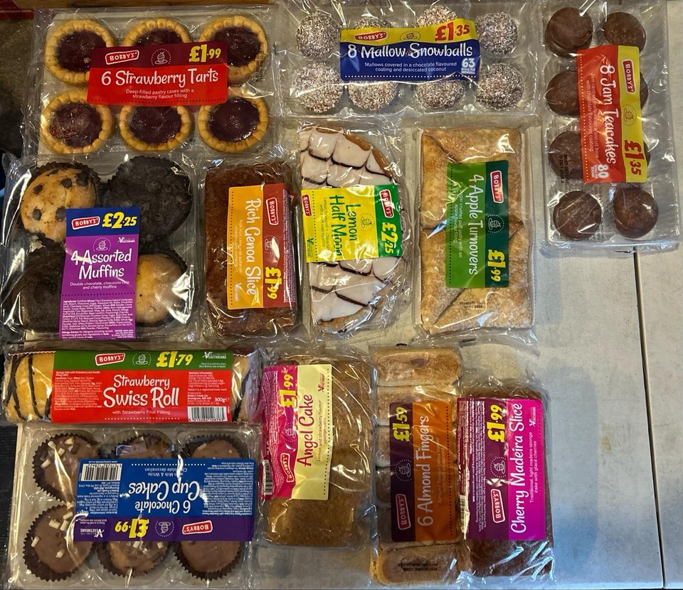 Job-lot Bundle of Random selection of 10 packs of Cakes , BBE Dated ...