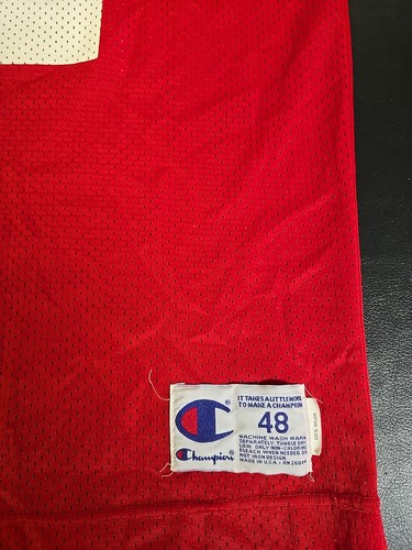 VINTAGE ERIC KUMEROW OHIO STATE BUCKEYES CHAMPION FISHNET JERSEY XL ...