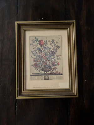 ROBERT FURBER Framed Ferbruary Print Vase & Flowers Frame 9.5”x7.5” | eBay