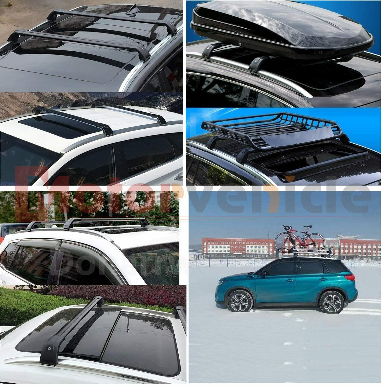 US Stock For 2011-2018 Volvo V60 Black Lockable Cross Bars Roof Rack ...