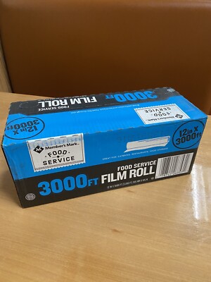 Member's Mark Food Service Plastic Saran Storage Film Wrap~12” X 3000 ...