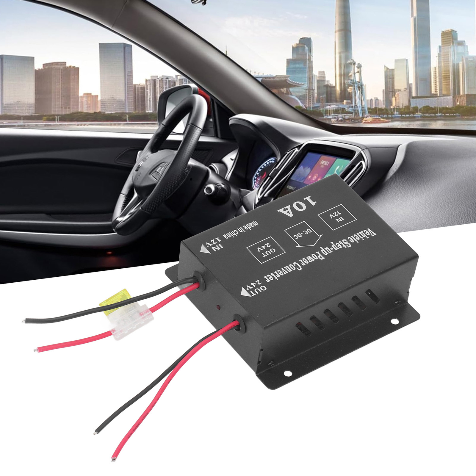 Boost Converter Flame Retardant 10A Replacement Step Up Power Converter ...