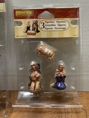 Lemax Nativity Scene #32124 3-piece Set Retired & Brand New | eBay