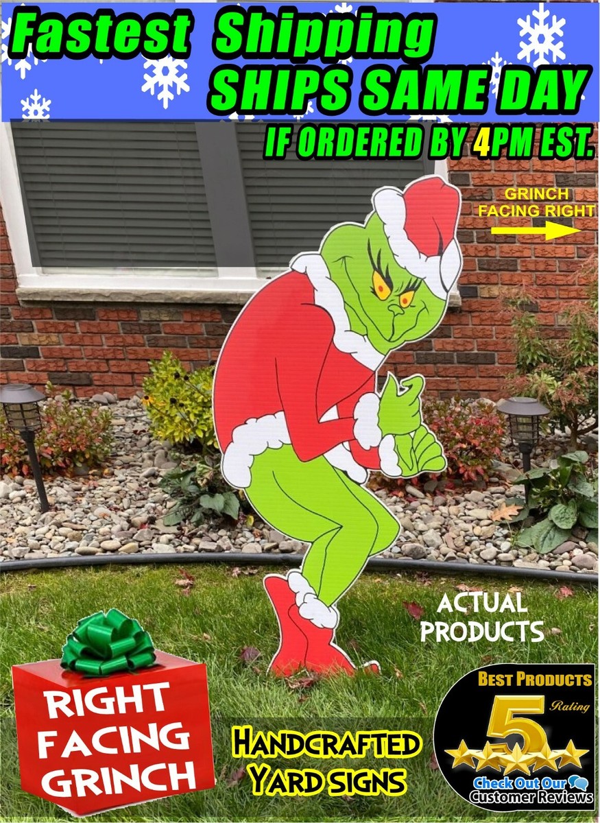 Grinch Stealing Lights Christmas Decorations