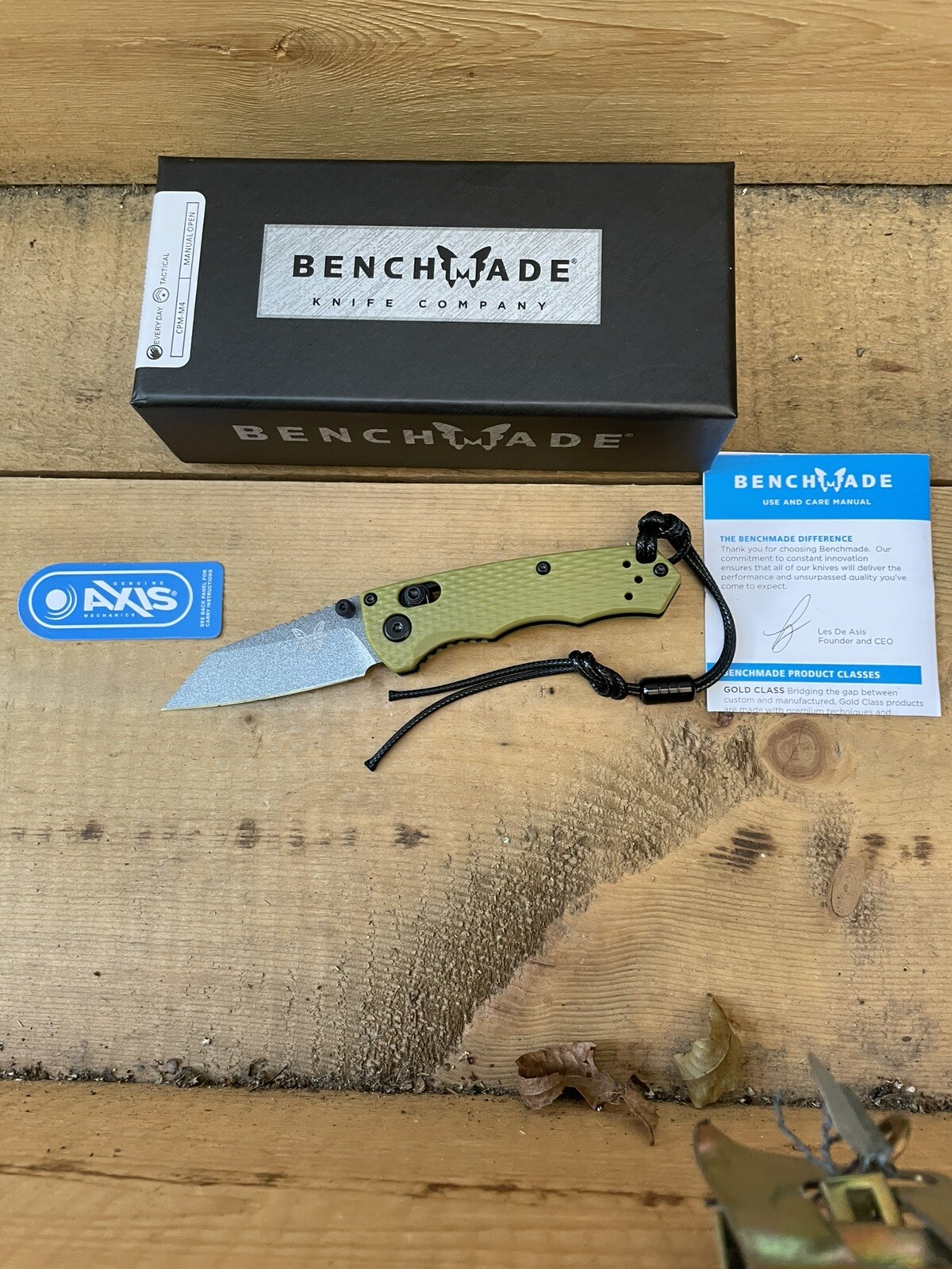 Benchmade Full Immunity AXIS Lock Knife OD Green 2.5" 290BK Cpm 4 | eBay