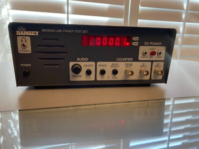Ramsey model MSL-1 Missing Link Pager Test Set Hand Radio with power ...