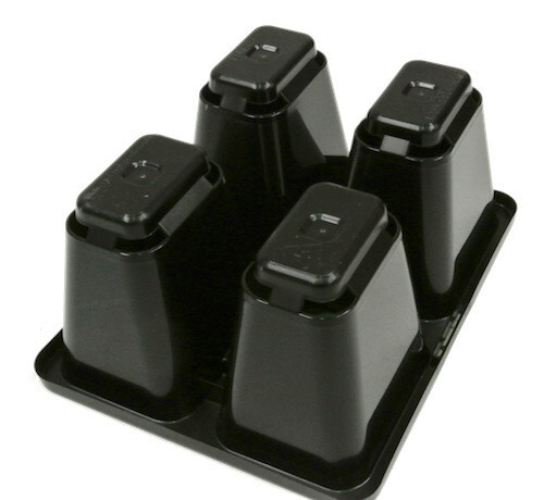 4 Cell Punnet ( 0.5L) x 60pcs - Great for Seedling & Plant Cutting ...