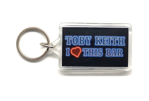 Vintage Toby Keith "I Love This Bar" Country Music Keyring Keychain | eBay