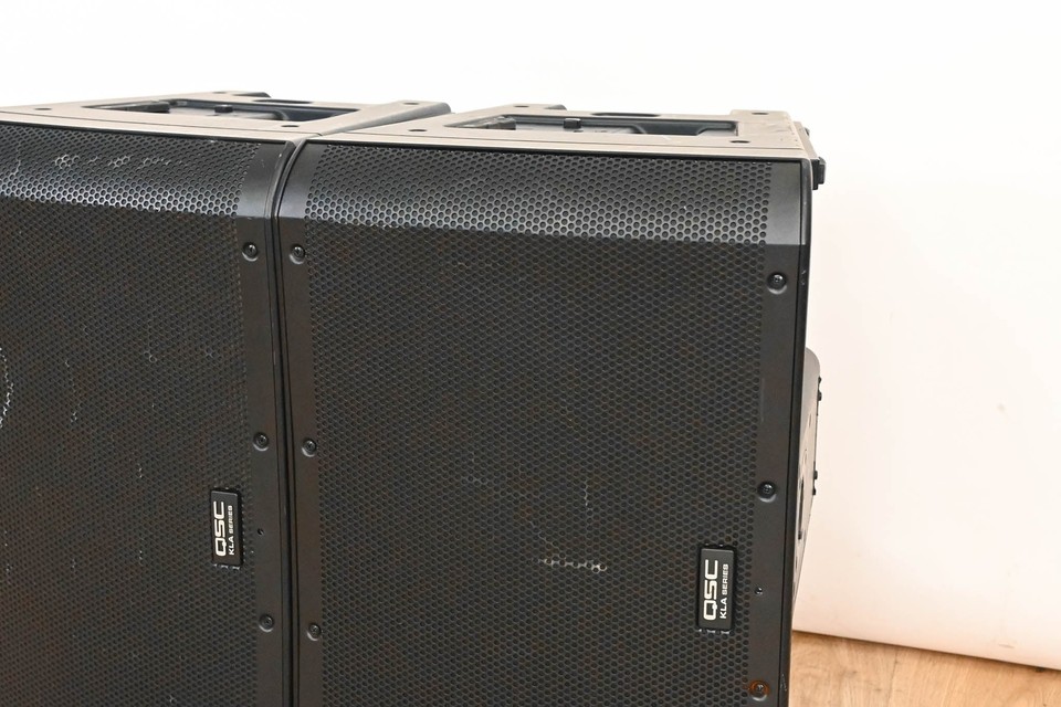 QSC KLA12 12-inch 2-Way Powered Line Array Loudspeaker (PAIR) CG01L5K ...