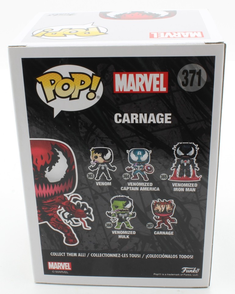 Funko Pop! - Venom Carnage 371 2018 Fall Convention Exclusive - Bobblehead | eBay