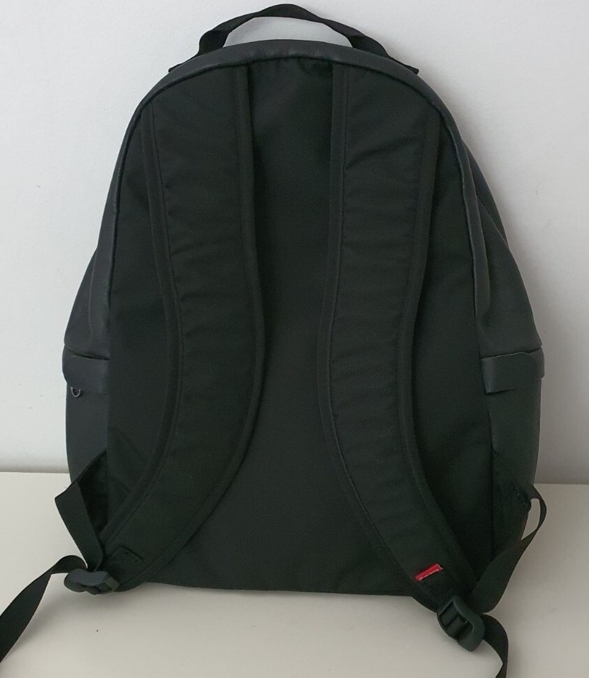 FW17 Supreme x THE NORTH FACE Leather Day Pack black backpack TNF ...