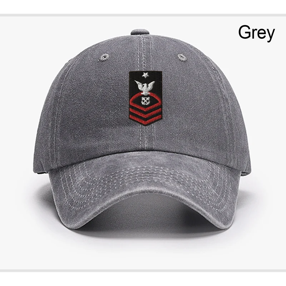 Navy Senior Chief Petty Officer Embroidered Hat, Baseball Cap, Veteran ...