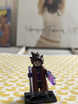 GAMBIT v2 LEGO MINIFIG FIGURE uncanny x-men '97 classic suit marvel vs ...