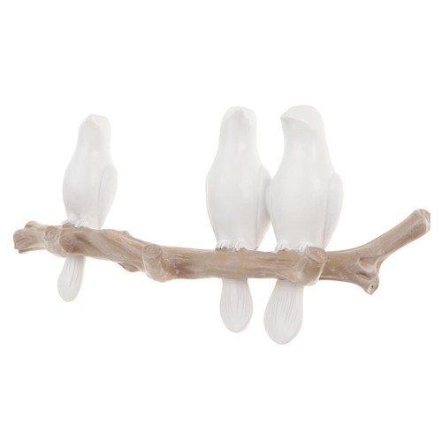 Wall Mounted Resin Coat Robe Hook Birds On tree Branch Hanger Rack | eBay