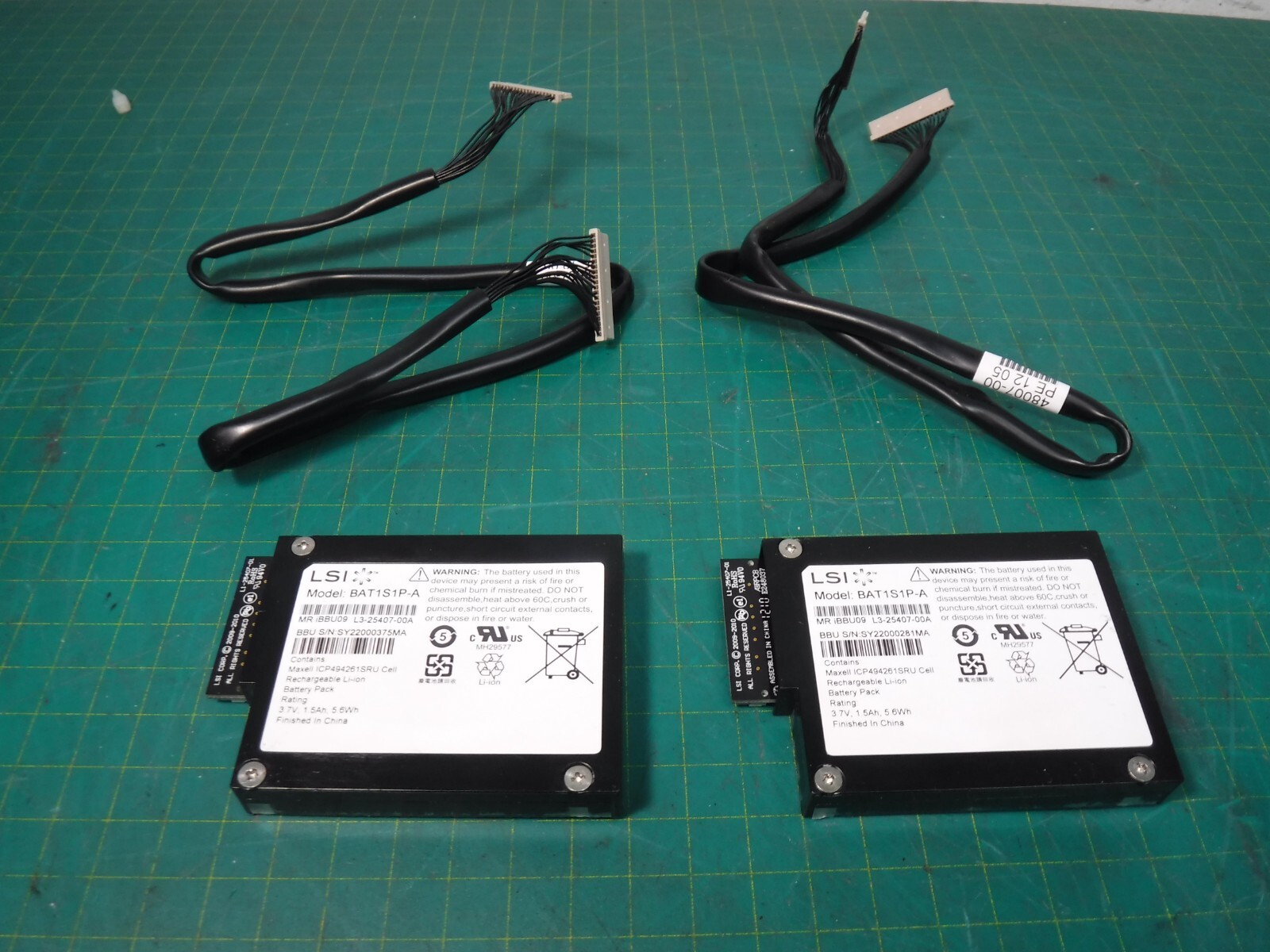 LSI Logic BAT1S1P-A iBBU09 3.7V Battery for MegaRAID RAID Controller ...