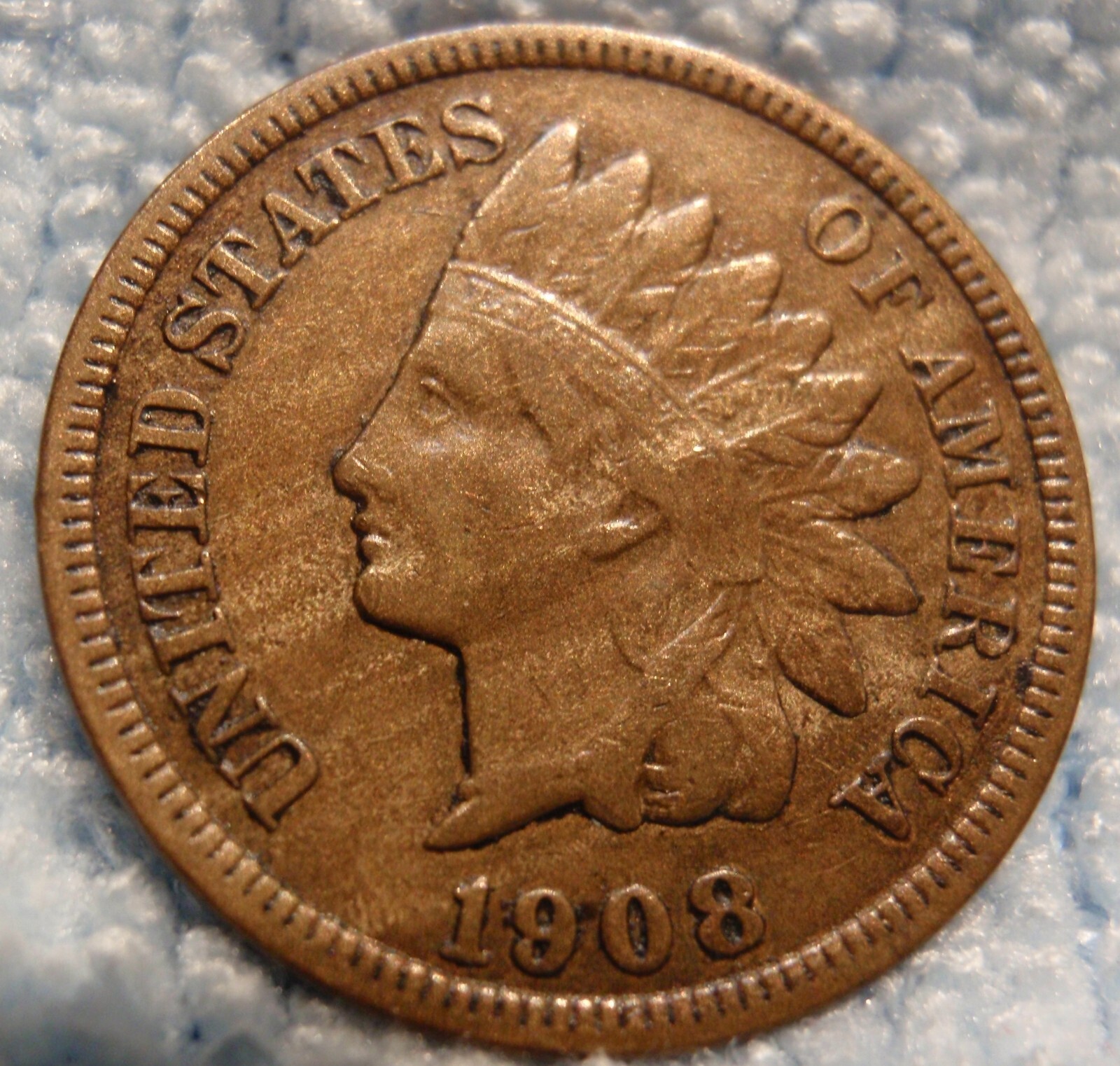 1908-S 1c Indian Head Small Cent - VF/XF Key Date Coin San Francisco ...