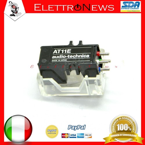 Testina AT11 AT11E Audio-Technica Dual Magnet Cartridge AT11 Diamond ...