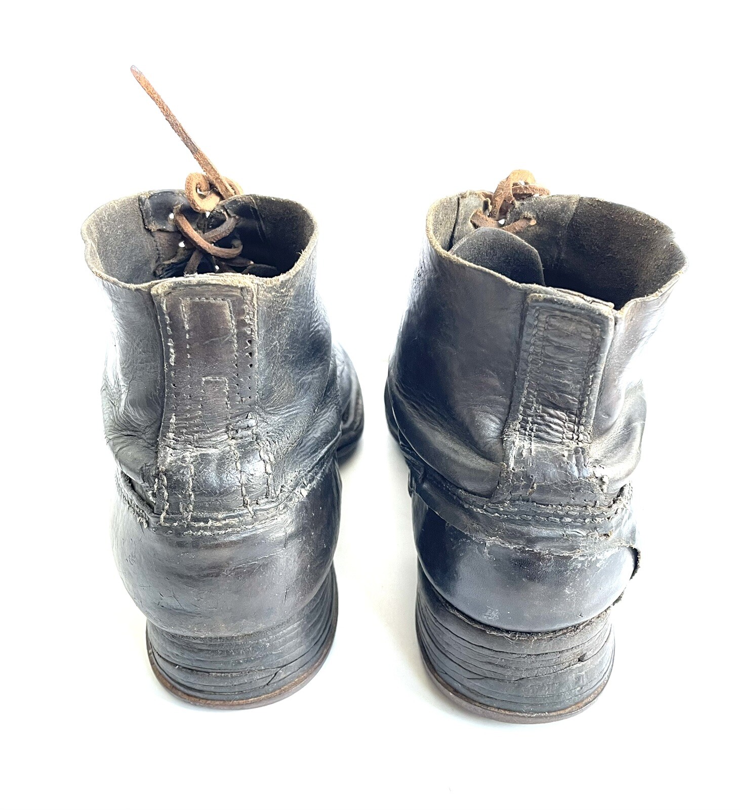 Authentic WW2 German Italian Ankle Boots / Combat Lowboots Shoes ...