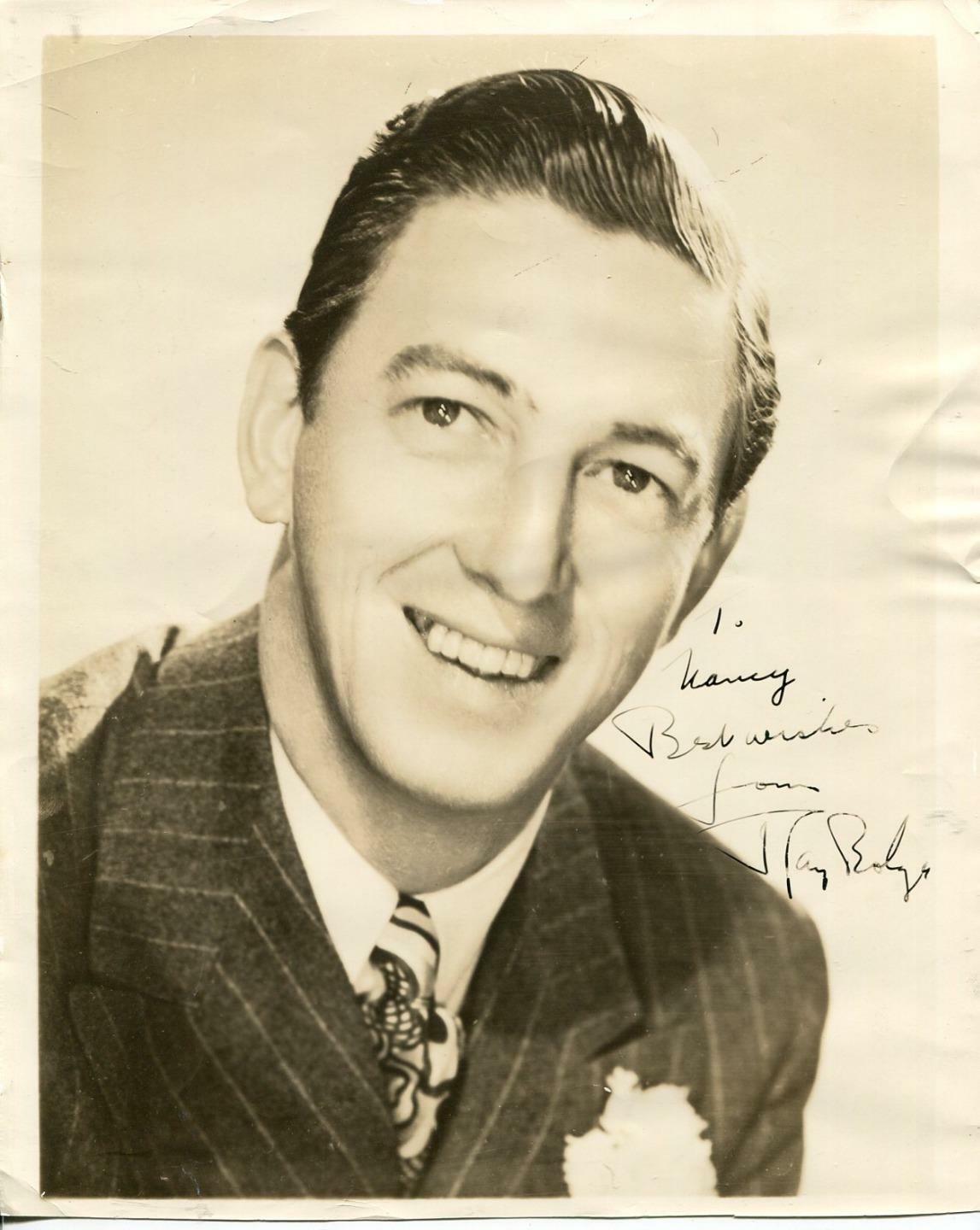 Ray Bolger Autograph The Wizard Of Oz Scarecrow Baretta Actor Signed ...