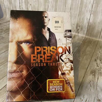 Prison Break - Season 3 (DVD, 2009, 4-Disc Set, Checkpoint Pan and Scan ...