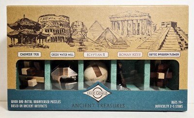 True Genius - Ancient Treasures Puzzle Set - Difficulty 2-5 Stars | eBay