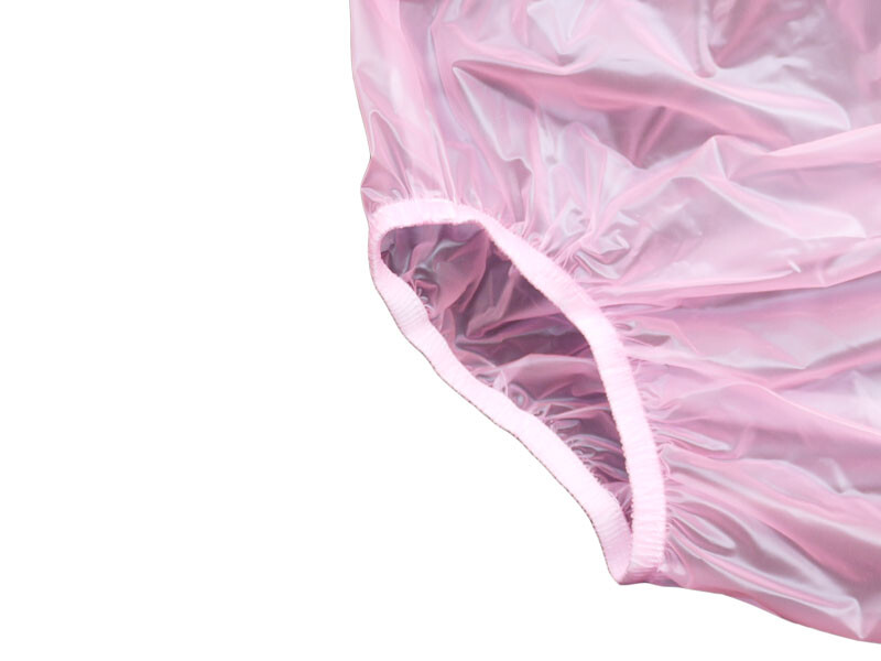 3 Pcs Adult Baby Plastic Pants PVC Incontinence #p005 Transparent Pink ...