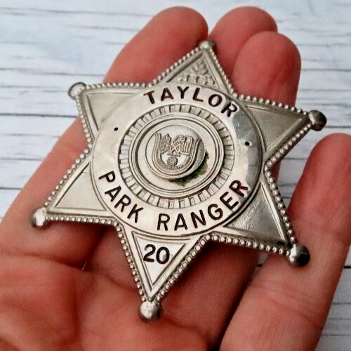 RARE Vintage Taylor Park Ranger Security Badge ID Collectible Original ...