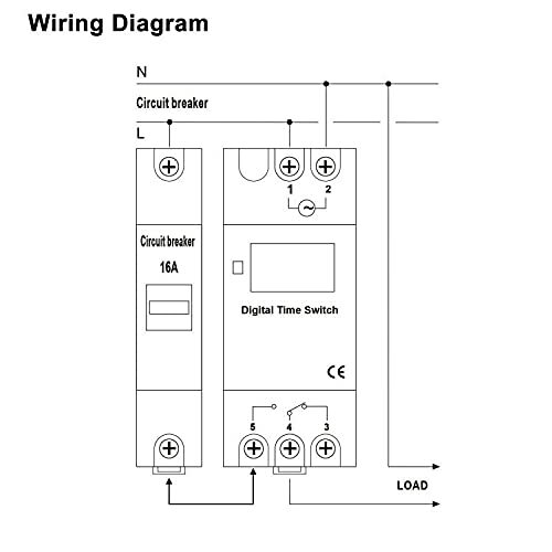 Baomain THC15A DC 12V Digital LCD Power Programmable Timer Switch Relay ...