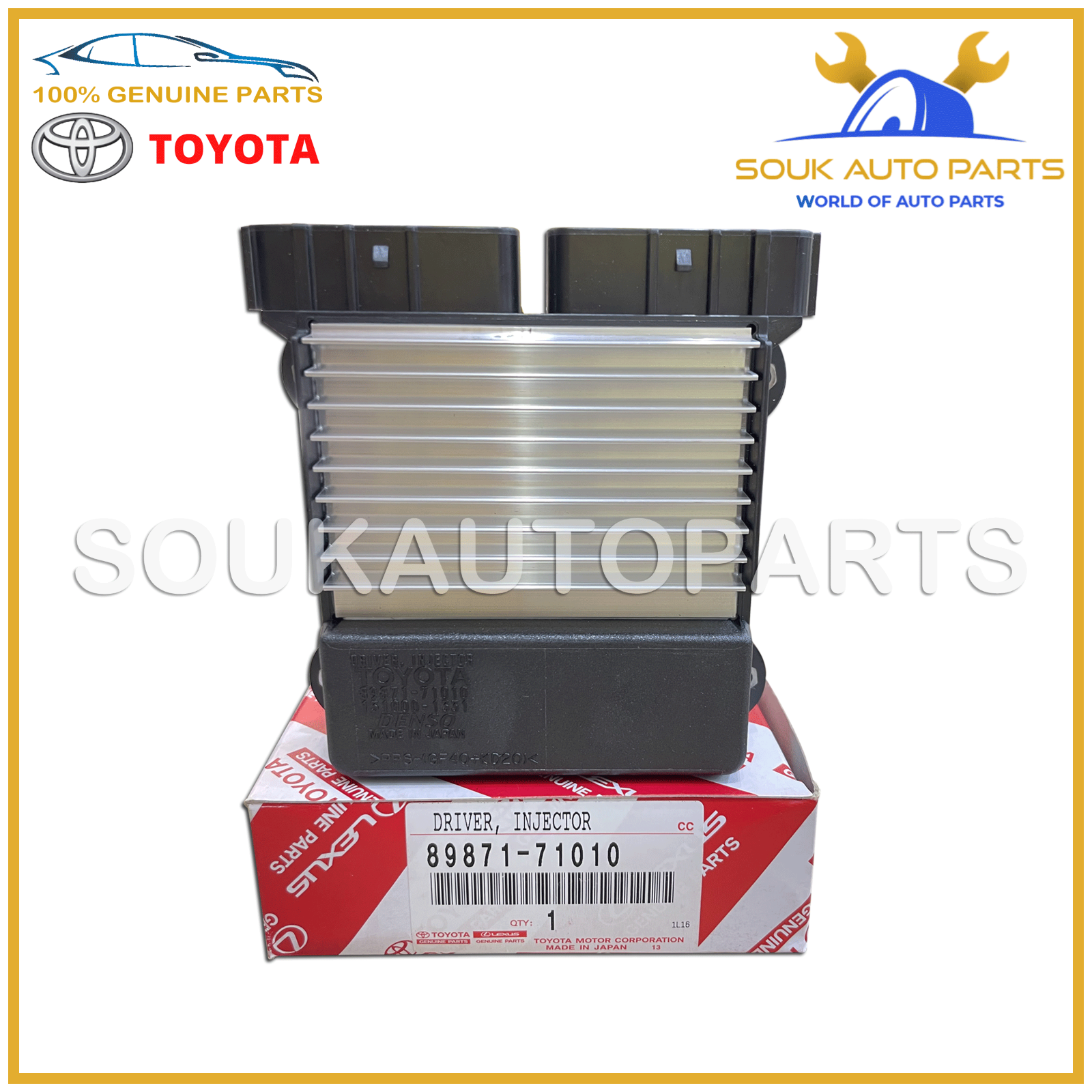 89871-71010 Genuine Toyota DRIVER, INJECTOR 8987171010 OEM LC Lexus ...