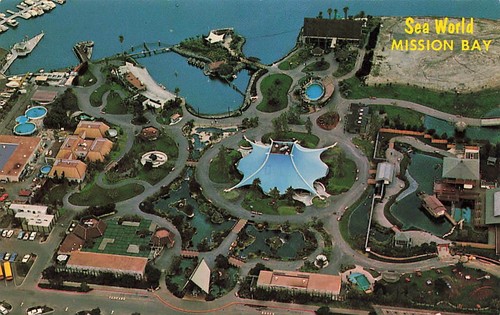 Sea World Mission Bay Birds Eye View San Diego California Chrome ...