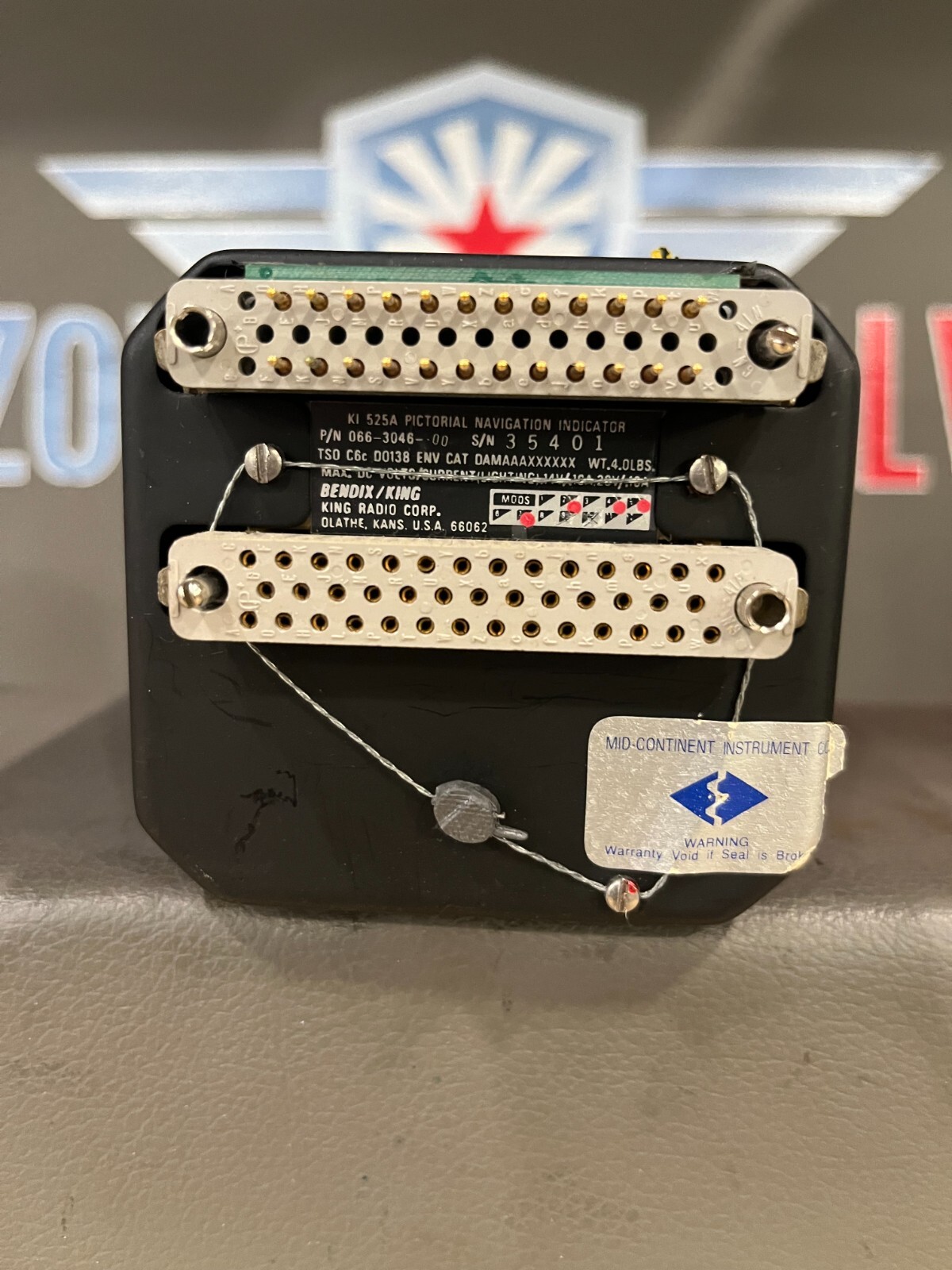 Bendix/King KI 525A Pictorial Navigation System Indicator P/N: 066-3046 ...