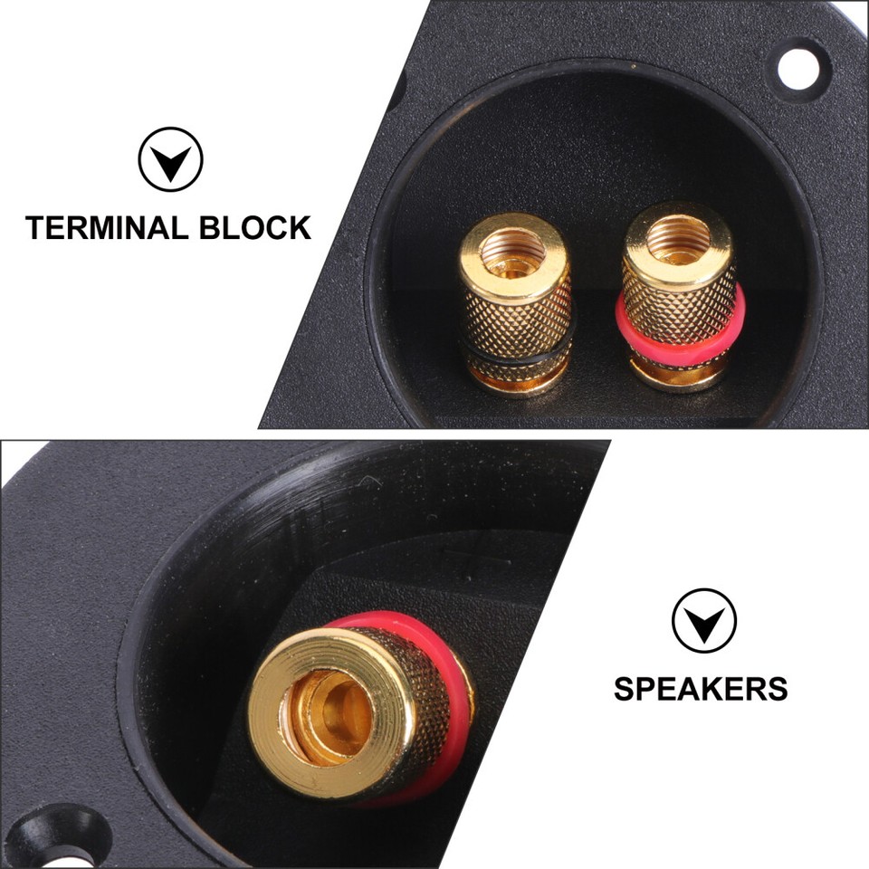 2 Pcs Box Terminal Practical Useful Speaker Subwoofer Plugs DIY | eBay