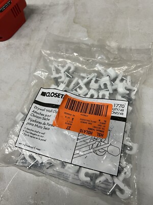 Closetmaid 1770 Preloaded Drywall Back Wall Clips, 48 Pack FREE ...