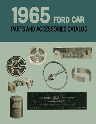 1965 Ford Car Part Numbers Book List Guide Catalog Interchange ...