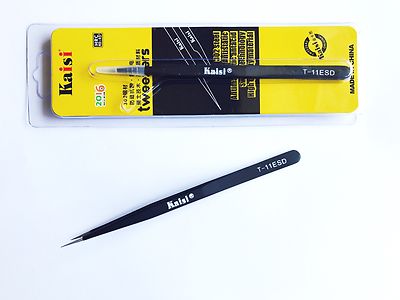 Stainless Steel Precision Tweezers Repair Tool For Phone PC Mainboard ...