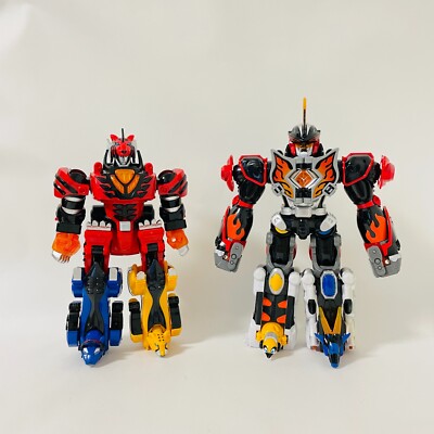 Power Rangers Jungle Fury Gekiranger DX Geki Fire & Geki Touja Megazord ...