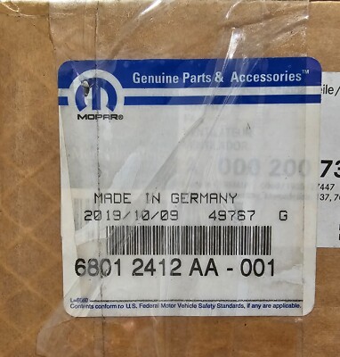 6801 2412 AA - 001 MOPAR Mercedes Benz Cooling Fan 68012412AA001 | eBay